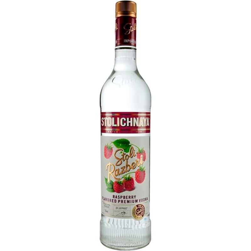 VODKA STOLICHNAYA RASPBERRY 1ML 37,5% - Cellshop Duty Free