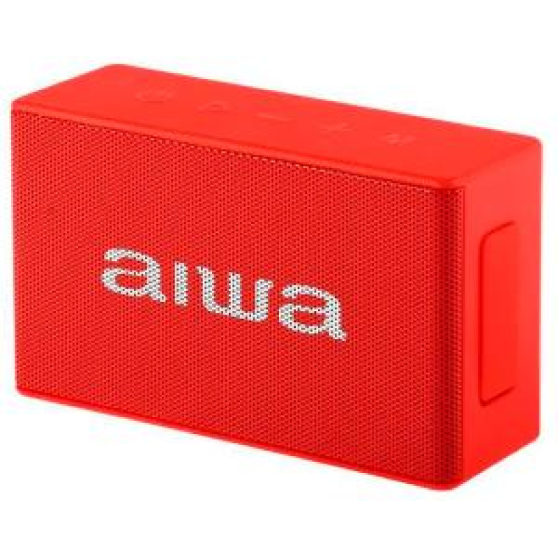 CAIXA DE SOM AIWA PORTATIL VERMELHO 5W - Cellshop Duty Free