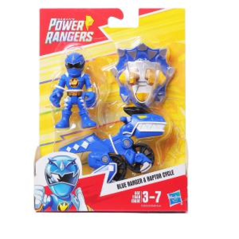 BONECO HASBRO POWER RANGERS E5886 E5868 BLUE RANGER RAPTOR - Cellshop ...